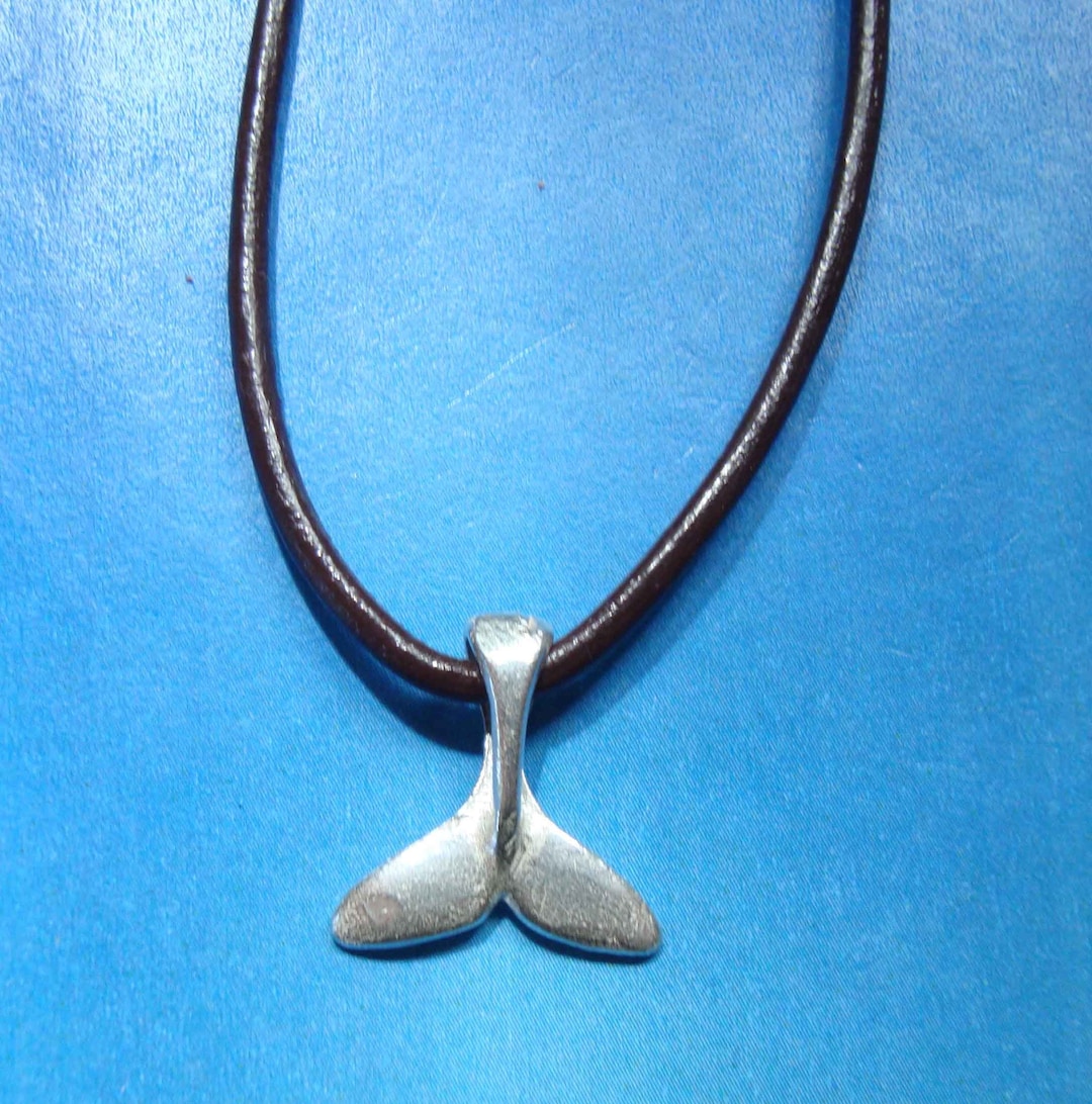 WHALE TAIL Pendant in Sterling Silver 925 Charm, Jewel That is Symbol ...