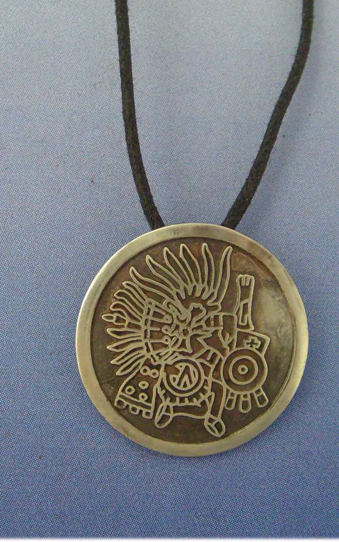 HUITZILOPOCHTLI PENDANT Aztec God of War, Jewel Handmade in 925 ...