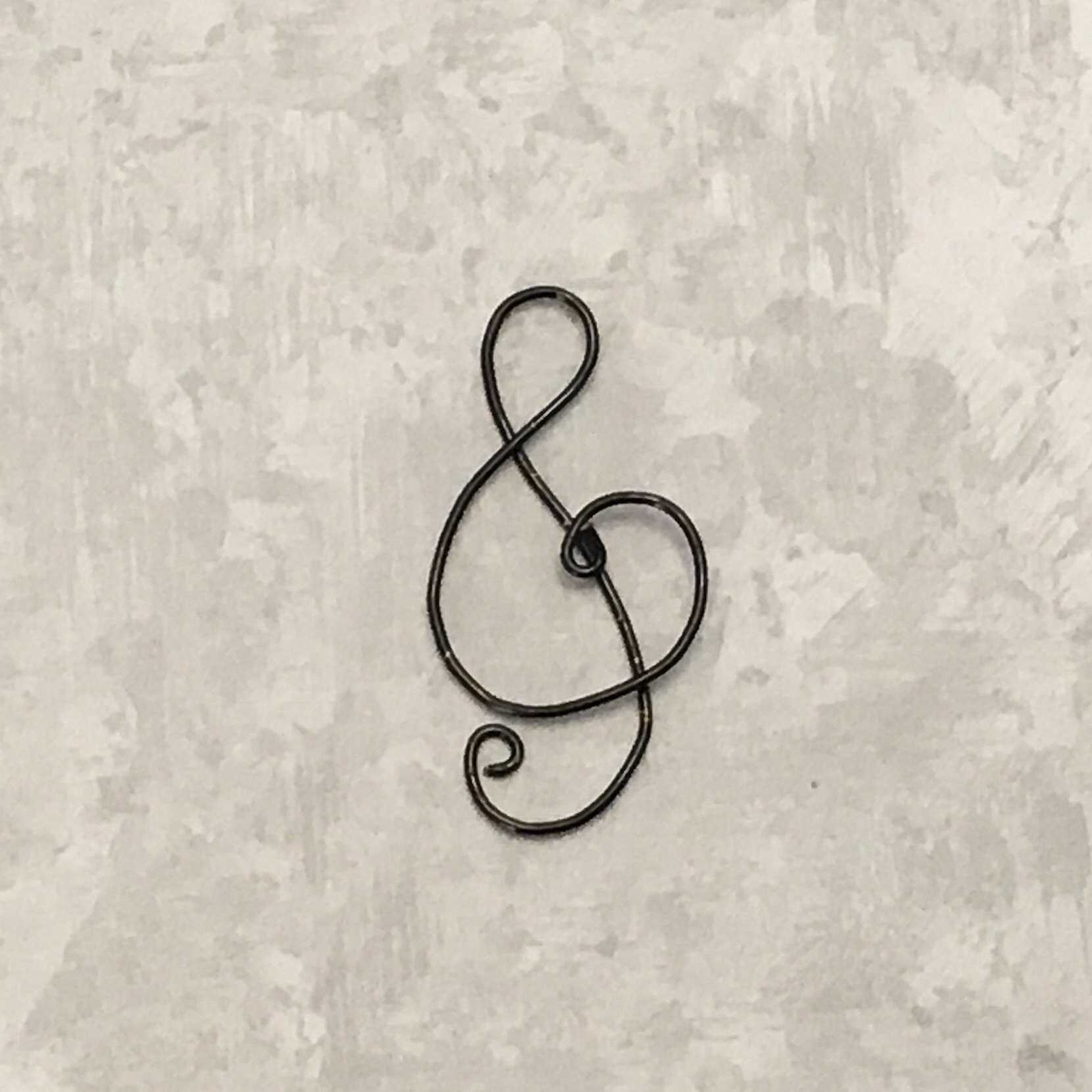Music Note Bookmark - Treble Clef - Organizer - Paperclip - Wire ...