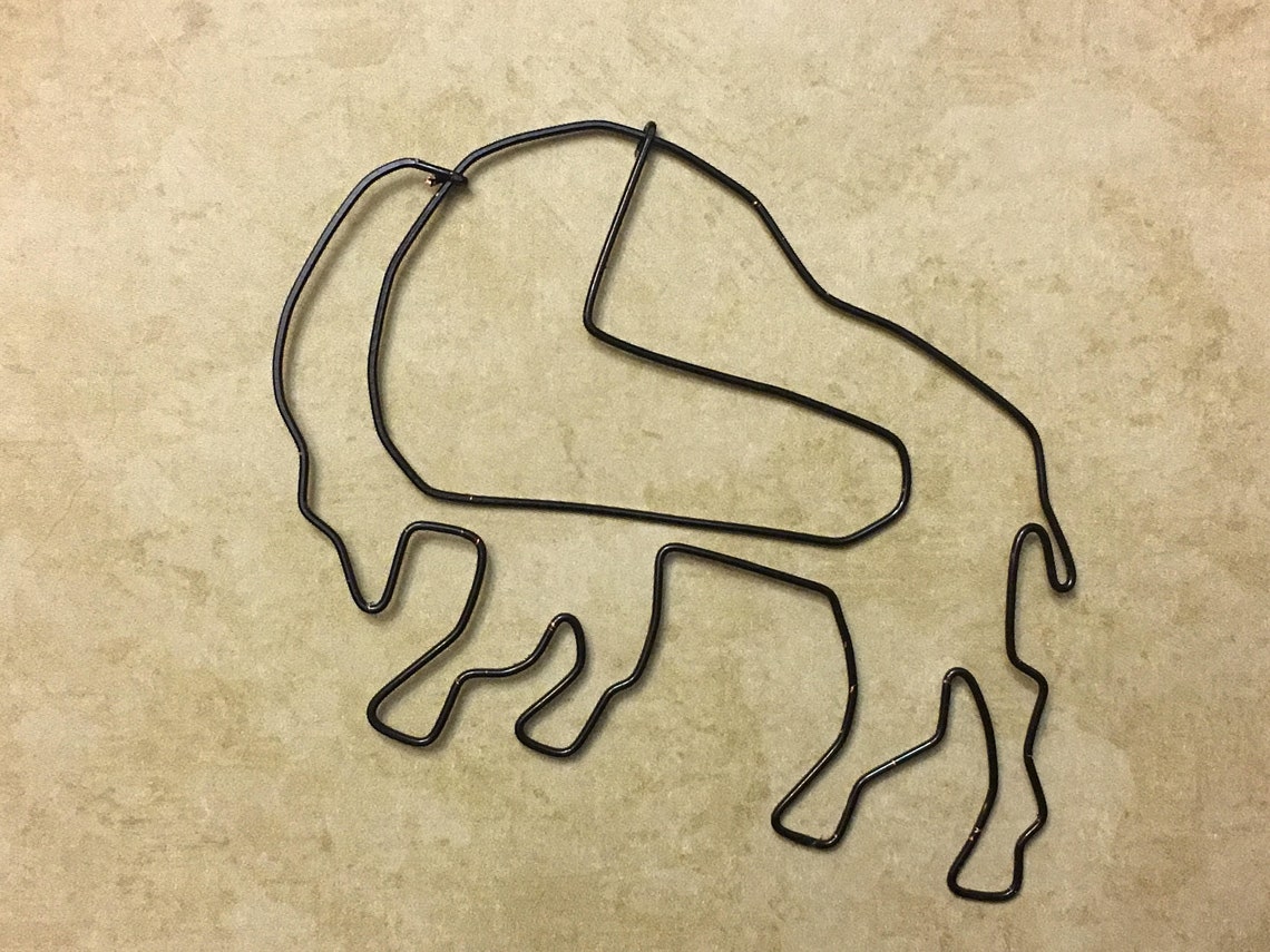 Buffalo Bookmark - Wire Filofax Paperclip - Planner Clip - Valentines ...
