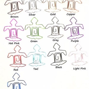 Frog Bookmark - Wire Filofax Paperclip - Planner Clip - Wedding - Party ...