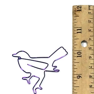 Bird Bookmark - Organizer - Paperclip - Wire Filofax Paperclip ...