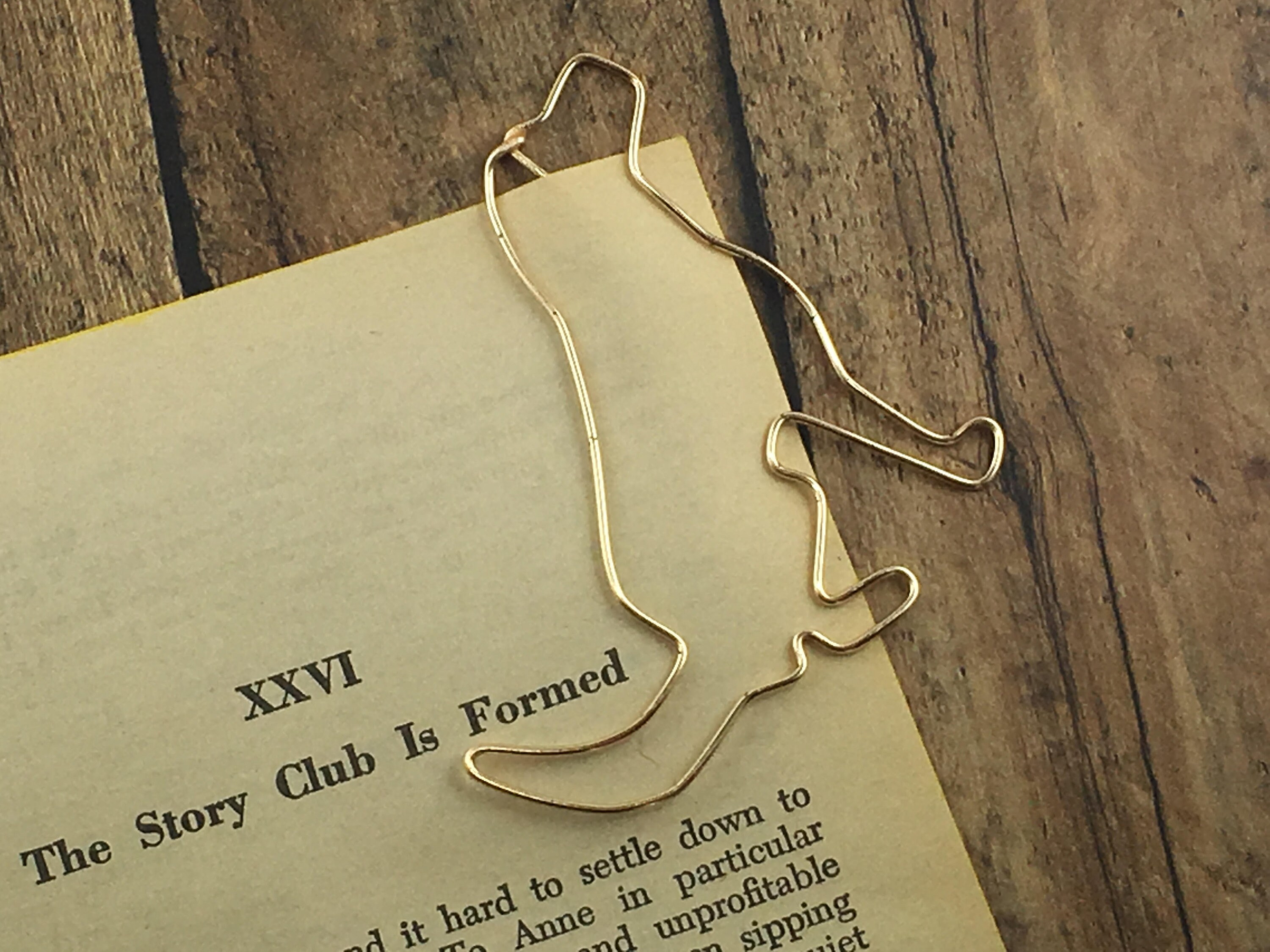 Sitting Dog Bookmark - Wire Filofax Paperclip - Planner Clip - Wedding ...