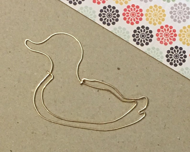 Duck Bookmark - Organizer - Paperclip - Filofax Paperclip - Planner ...
