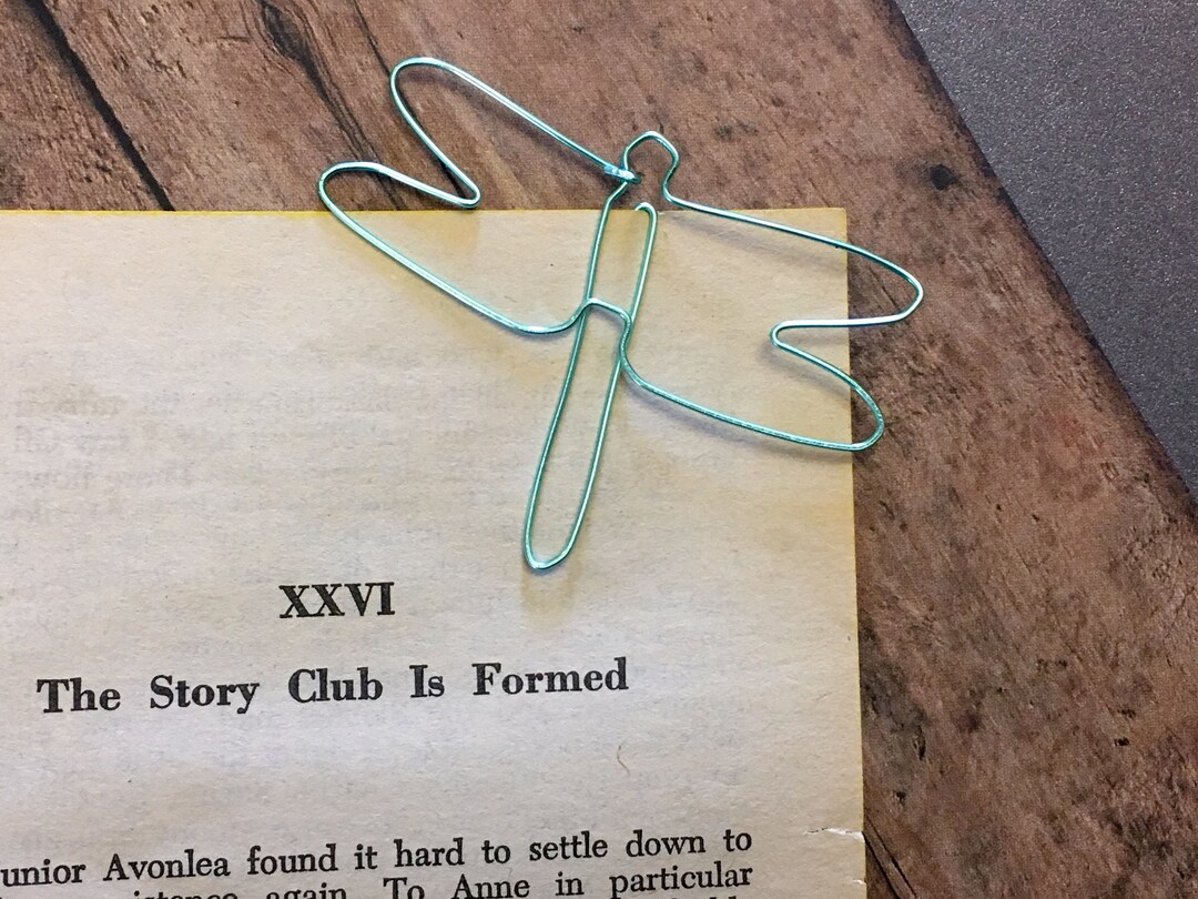 Dragonfly Bookmark - Organizer - Paperclip - Wire Filofax Paperclip ...
