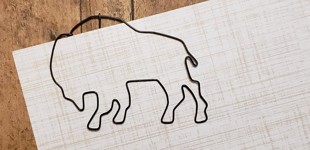 Buffalo Bookmark - Wire Filofax Paperclip - Planner Clip - Valentines ...