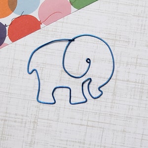Elephant Bookmark - Wire Filofax Paperclip - Planner Clip - Wedding ...