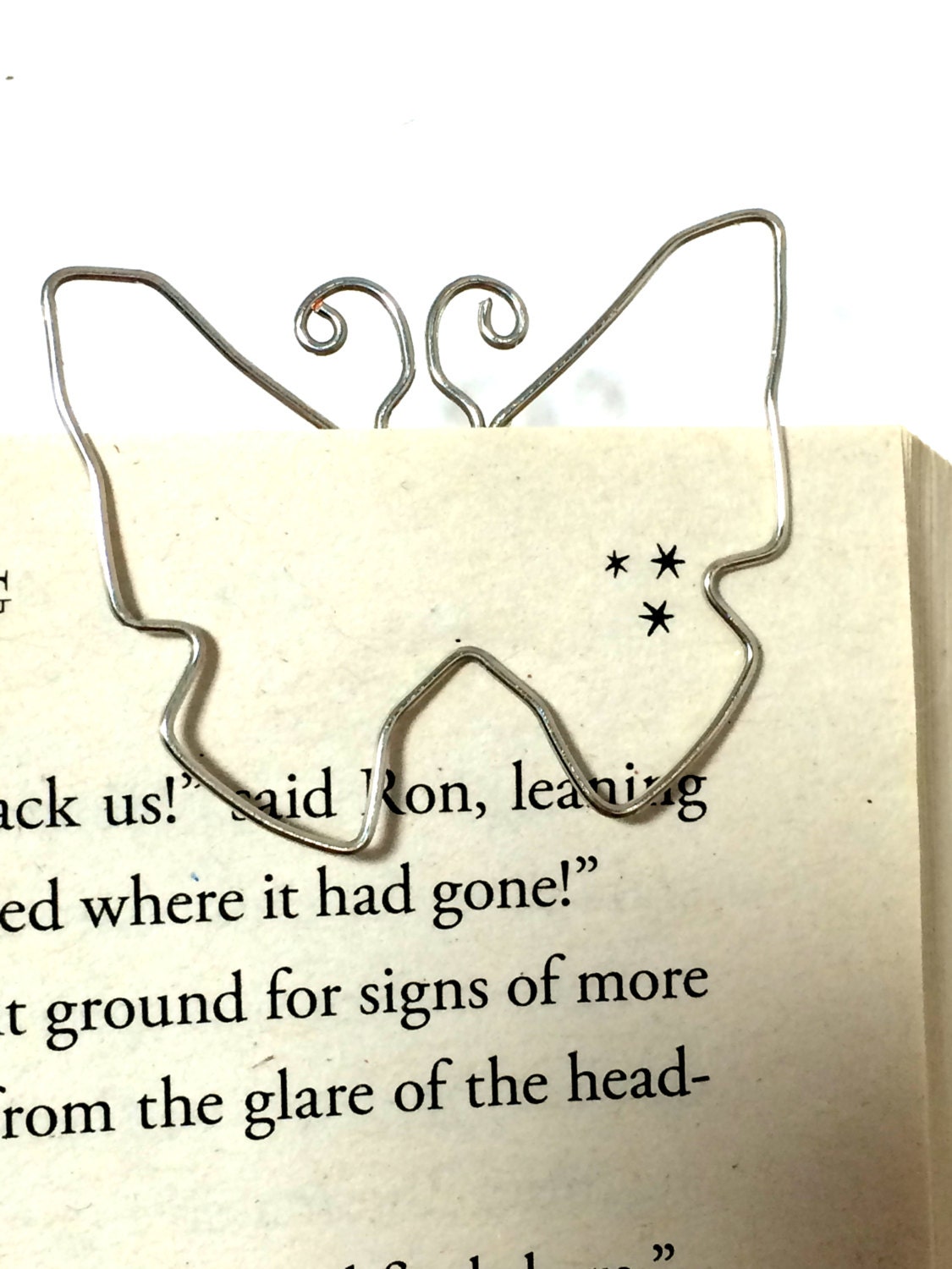 Small Butterfly Bookmark Organizer Paperclip Wire Filofax - Etsy
