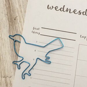 Bird Bookmark - Organizer - Paperclip - Wire Filofax Paperclip ...