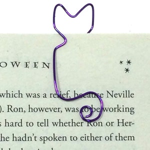 Handmade Wire Cat Bookmark Unique Cute Gift for Book - Etsy