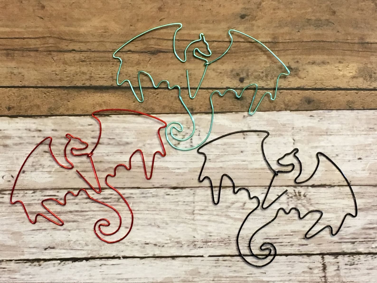 Dragon Bookmark Wire Filofax Paperclip Planner Clip | Etsy