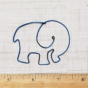 Elephant Bookmark - Wire Filofax Paperclip - Planner Clip - Wedding ...