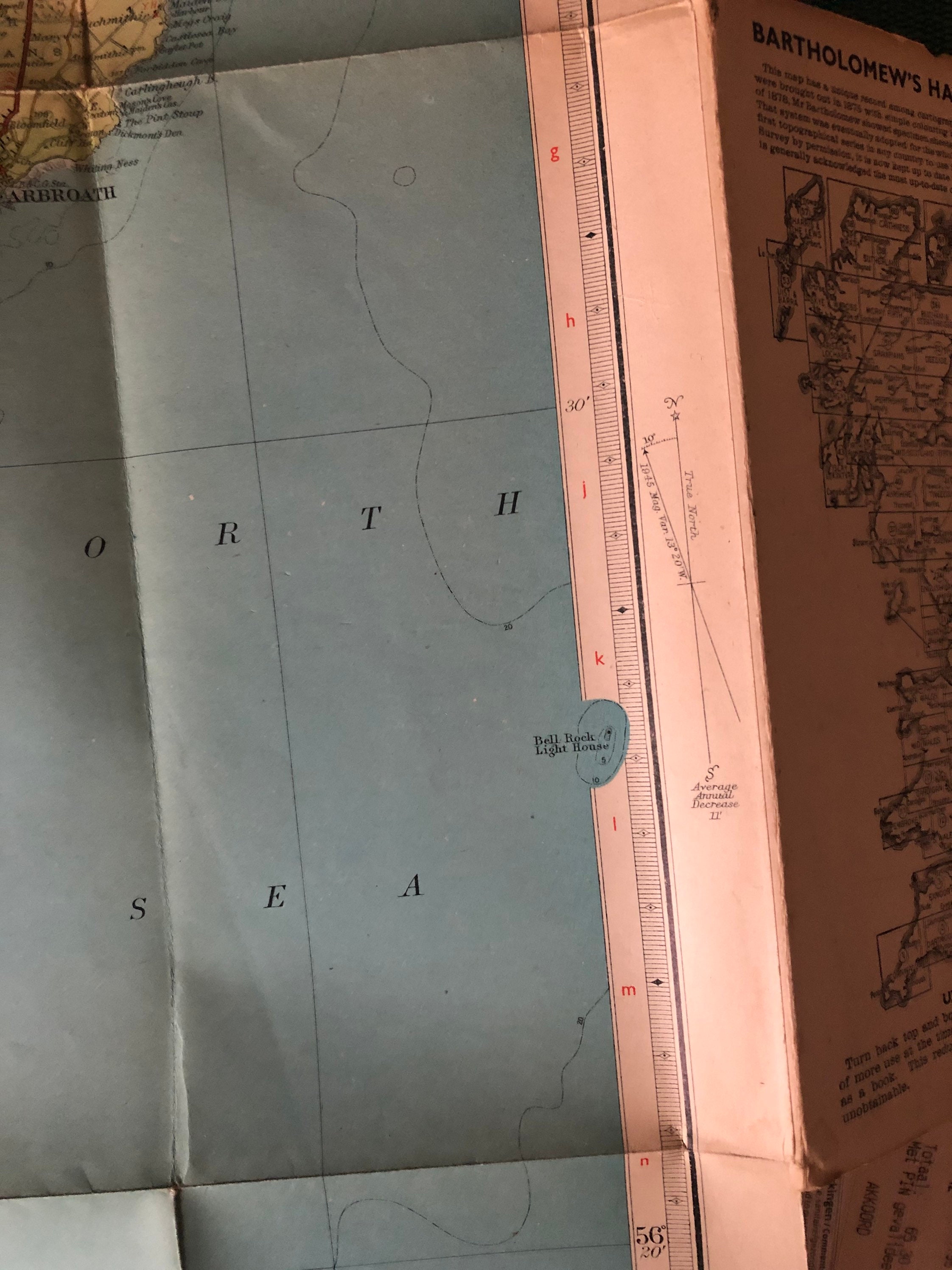 VINTAGE 40s MAP - Etsy