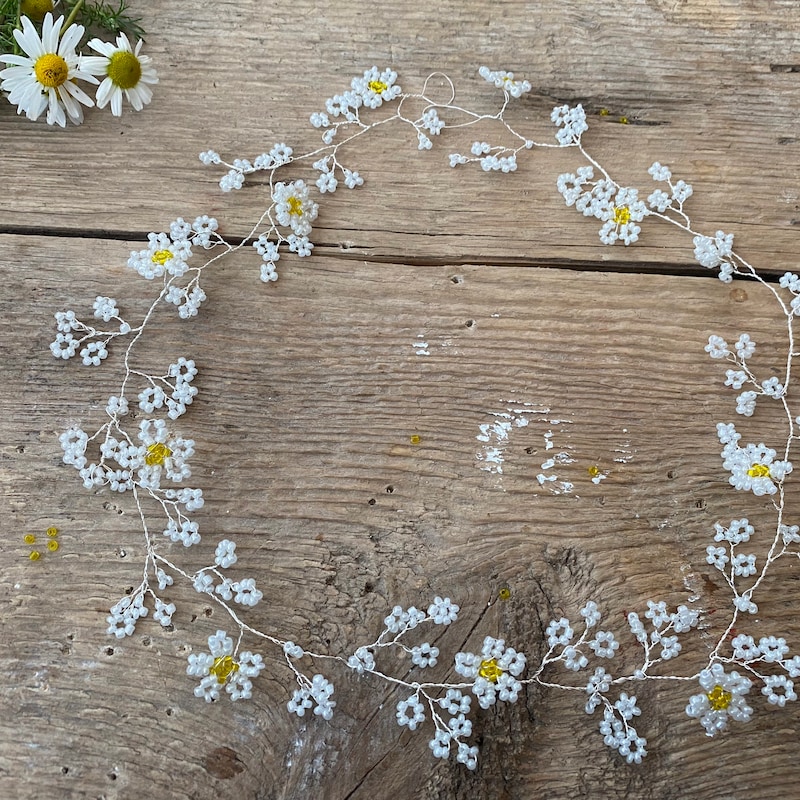 Daisy Flower Crown - Etsy