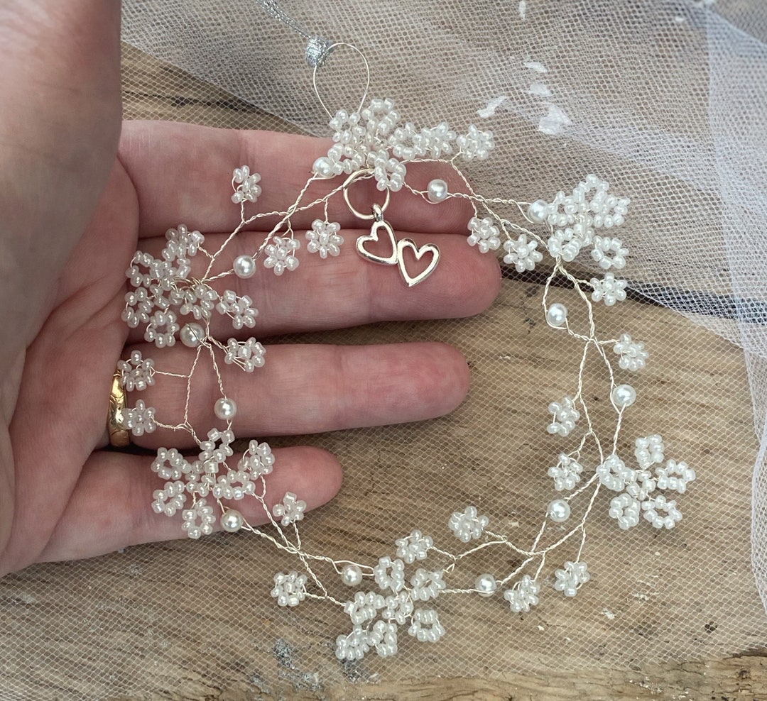 Beaded Wall Hanging, Sun Catcher Circlet, Wedding Favour Decoration ...