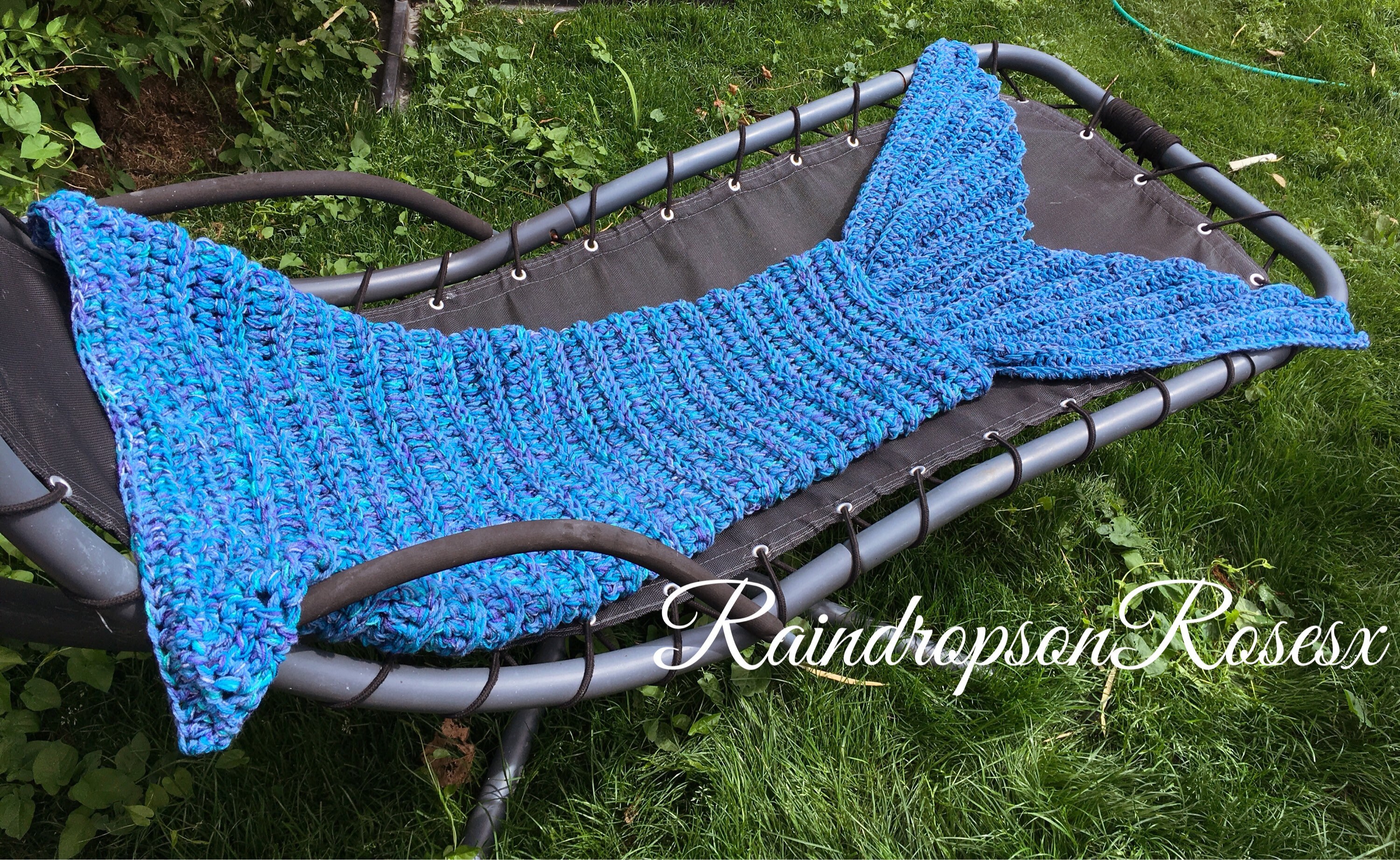 Crochet Mermaid Tail Blanket Chunky Cosy Snuggle Sack in Baby | Etsy