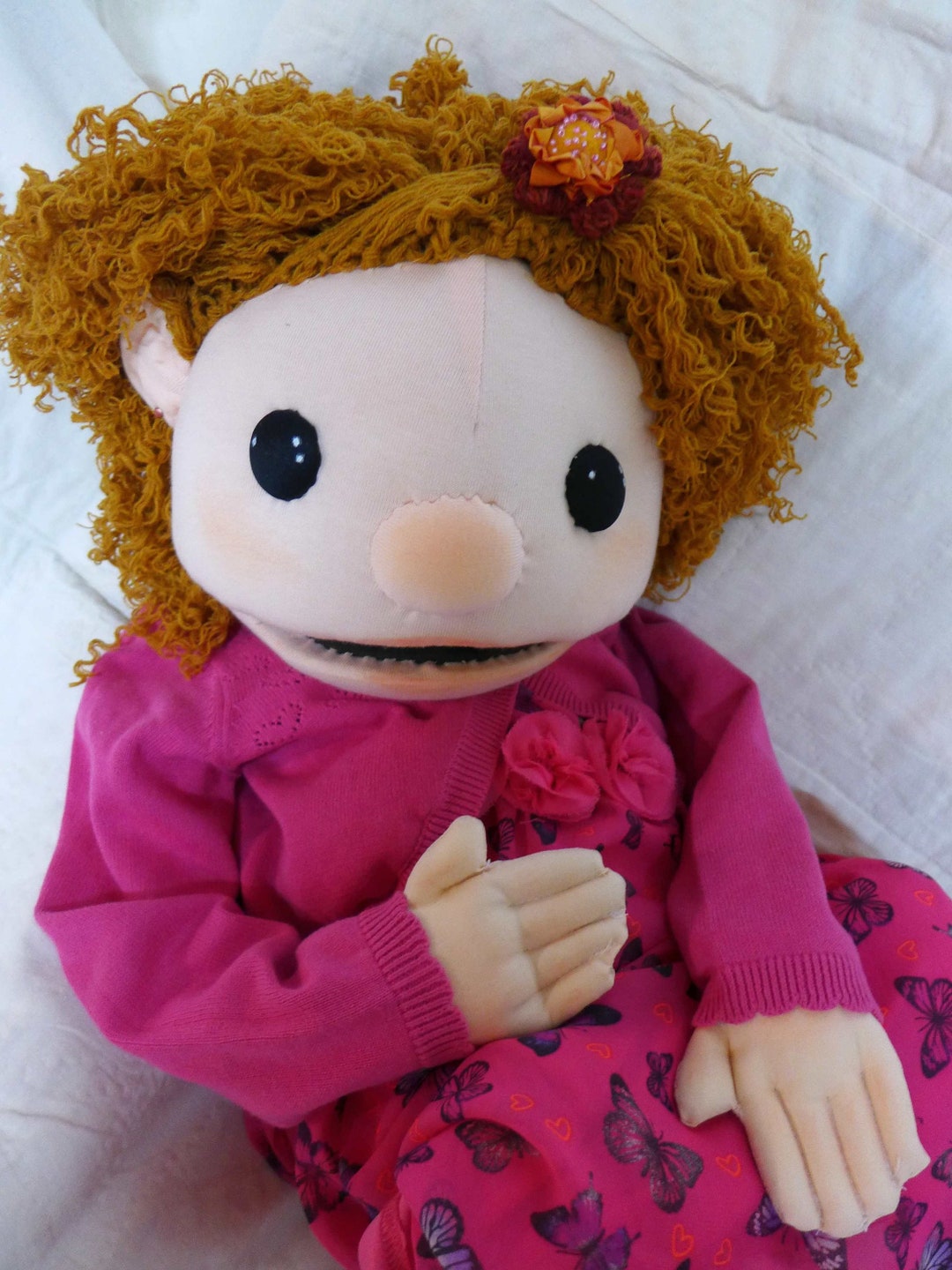Sew Your Own Puppet Ebook Little Girl or a Draft Pattern Included - Etsy