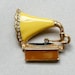 Vintage Telephone Brooch - Etsy