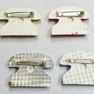 Vintage Telephone Brooch - Etsy