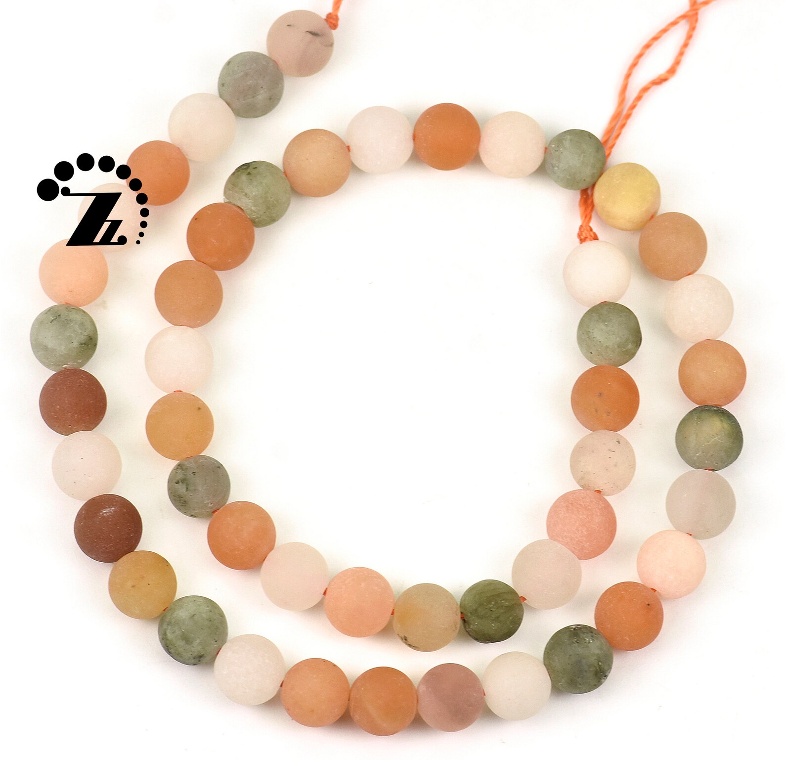 Multicolor Moonstone matte round beadMoonstoneMixed | Etsy