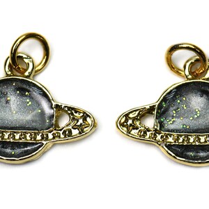 Alloy Charm, Enamel Charm, Universe Charm, Space Astronomy Charm ...