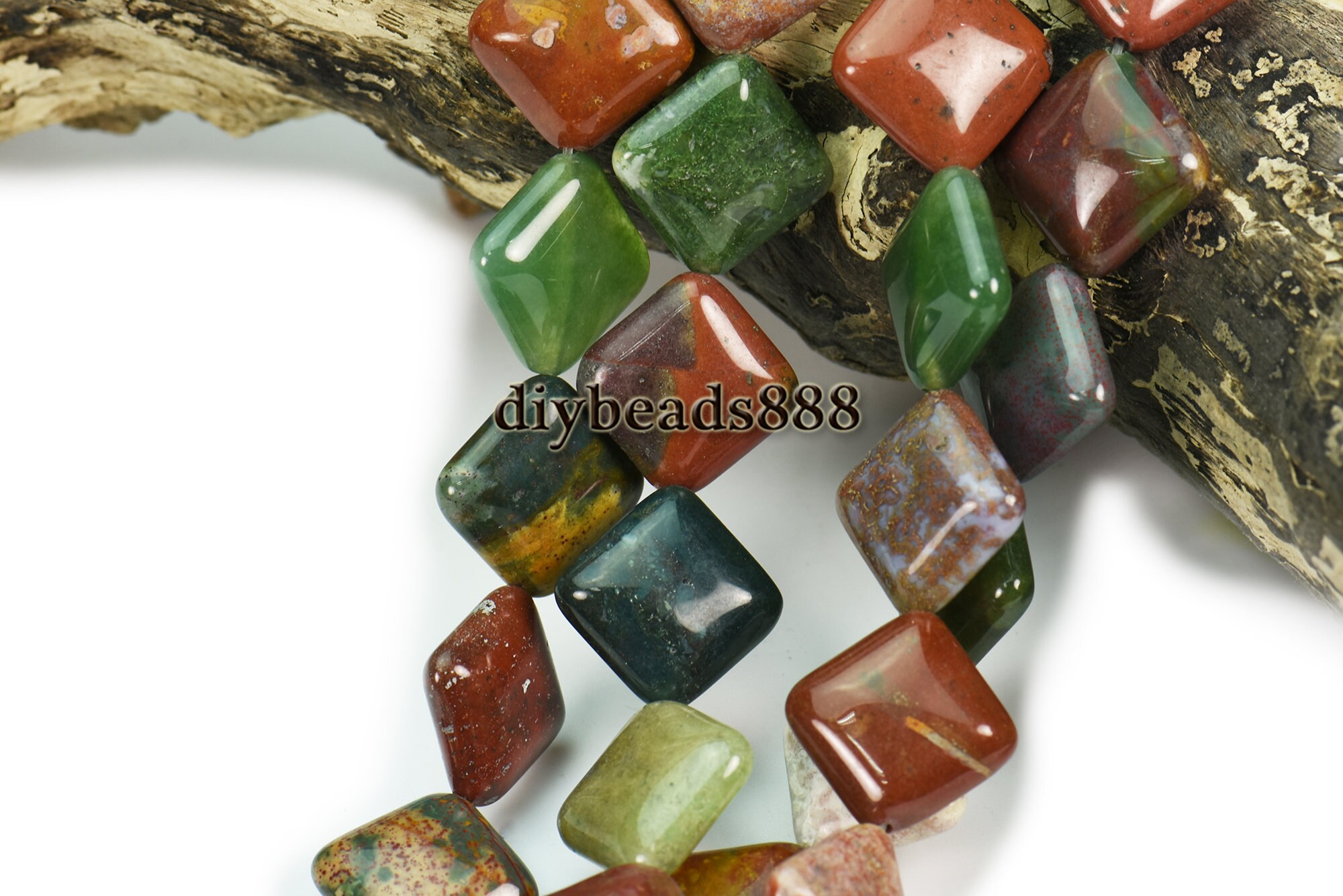 India Agate 15 Inch Full Strand Natural India Agate Smooth - Etsy