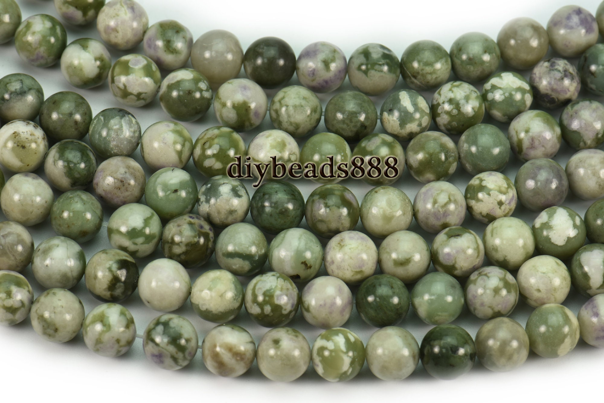 Harmony Jasper15 Inch Full Strand Harmony Jasper Smooth Round - Etsy