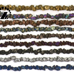 Titanium Iron Pyrite Raw Rough Nugget Beads,cut Nugget,nugget Bead ...