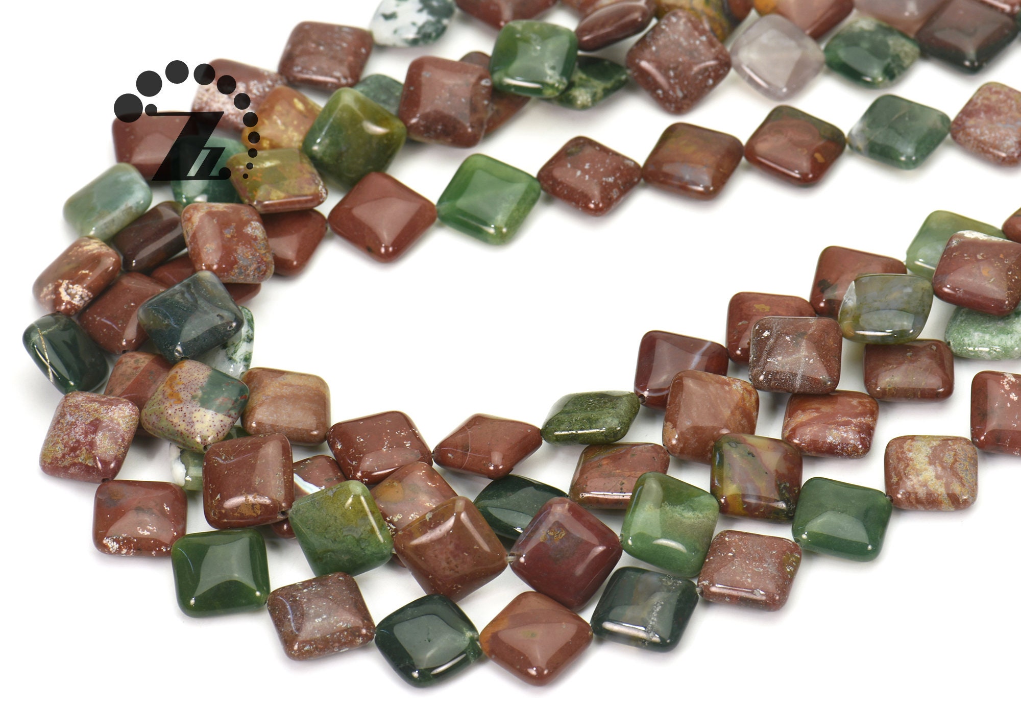 India Agate 15 Inch Full Strand Natural India Agate Smooth - Etsy