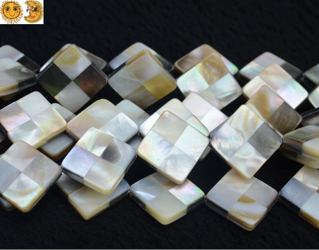 Black Shell15 Inch Full Strand Natural Black Shell Smooth | Etsy