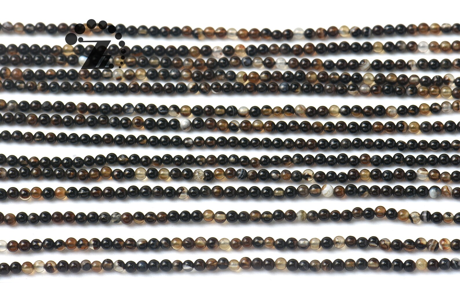 Brown Agate smooth round beadsCoffee AgateAgate | Etsy