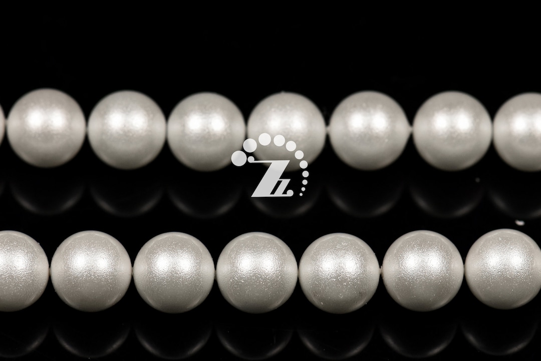 Shell Pearl,15" Full Strand Shell Pearl Matte Round Beads,shell Pearl ...