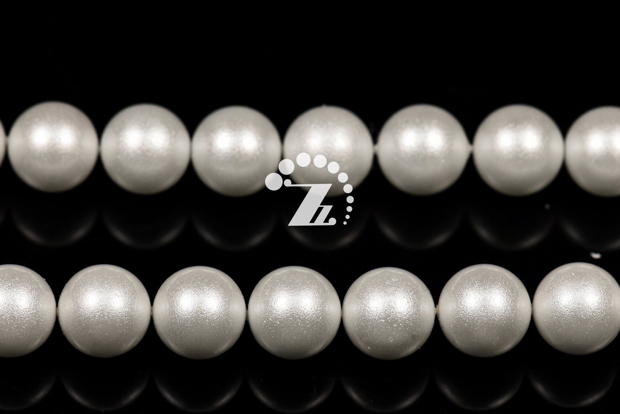 Shell Pearl15 Full Strand Shell Pearl Matte Round | Etsy