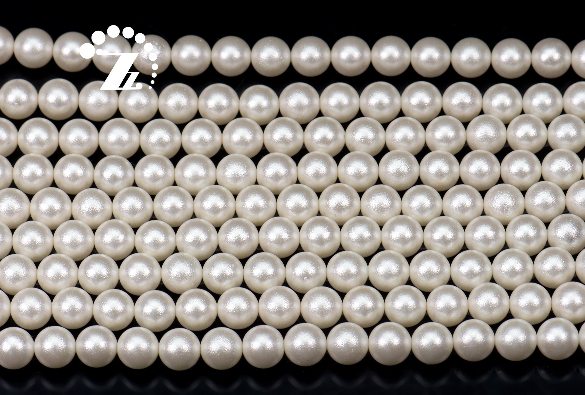 Shell Pearl15 Full Strand Shell Pearl Matte Round - Etsy