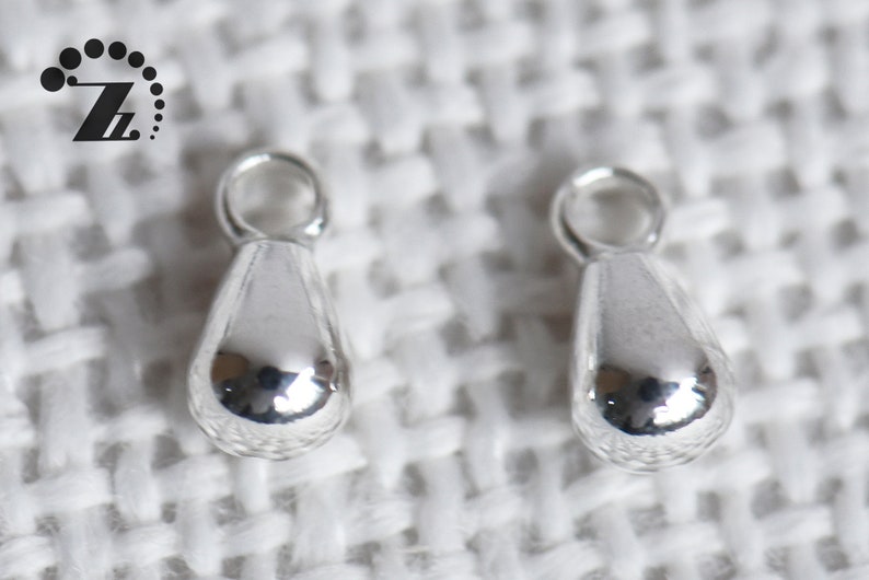 925 Sterling Silver Chain End Extension Teardrop Drop Chain - Etsy