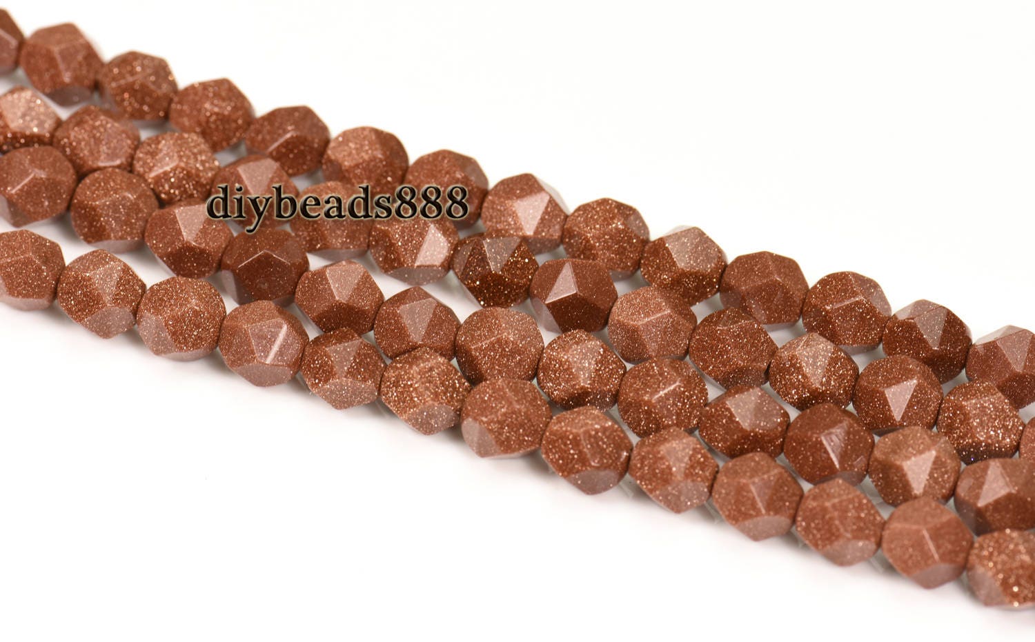Goldstone15 Full Strand Goldstone Star Cut - Etsy