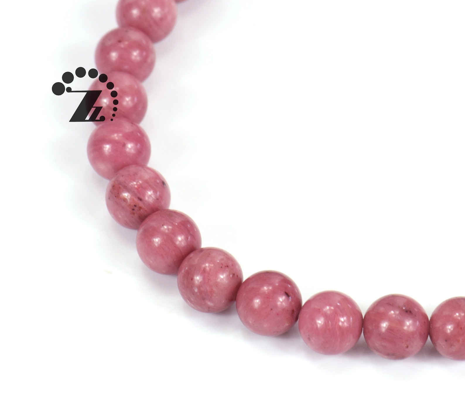 Rhodonite Smooth Round Beads,rhodochrosite,natural,gemstone,diy,jewelry ...