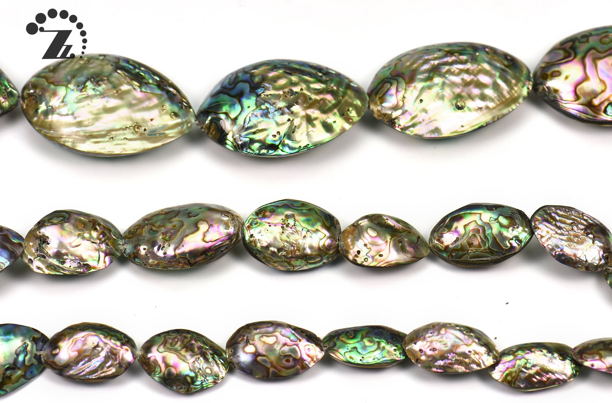 Abalone Shell Nugget Beads Beadsabalone Original Beads | Etsy