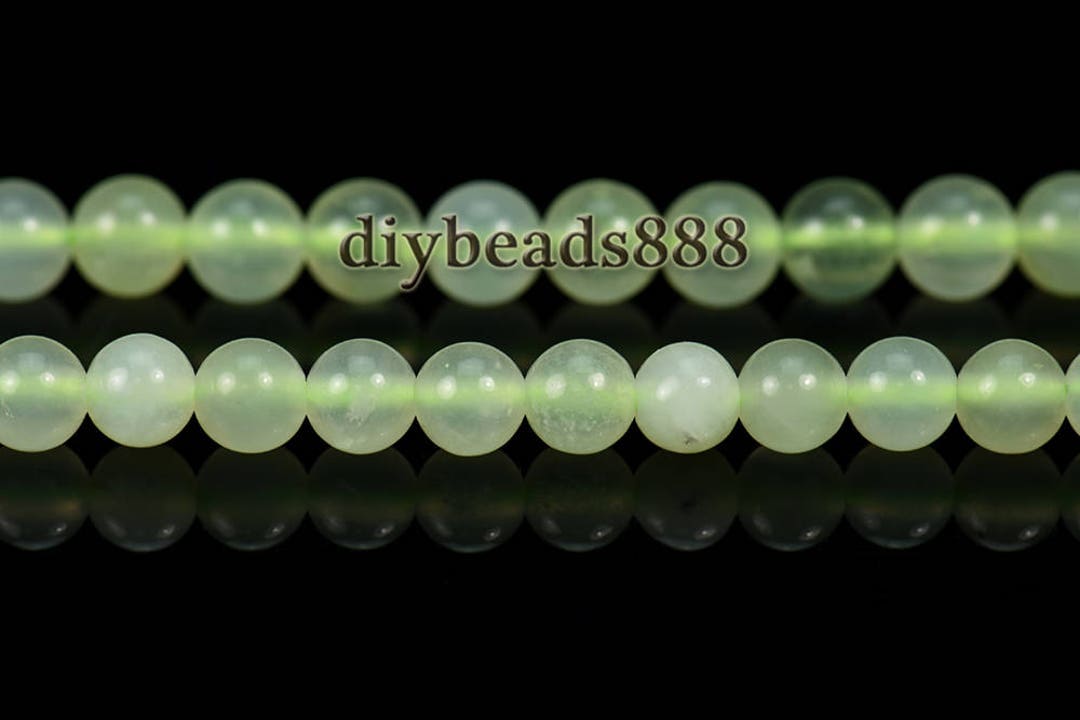 New Jade,15 Inch Full Strand Natural New Jade Smooth Round Beads,jasper ...