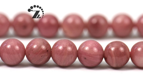 Rhodonite Smooth Round | Etsy