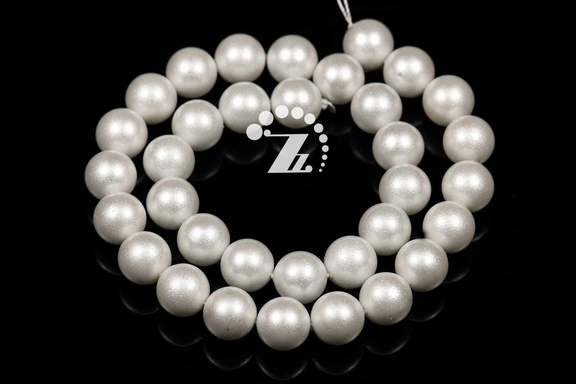 Shell Pearl,15" Full Strand Shell Pearl Matte Round Beads,shell Pearl ...