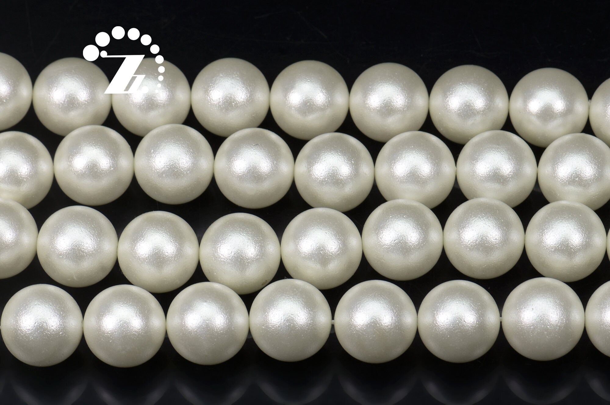 Shell Pearl,15" Full Strand Shell Pearl Matte Round Beads,shell Pearl ...