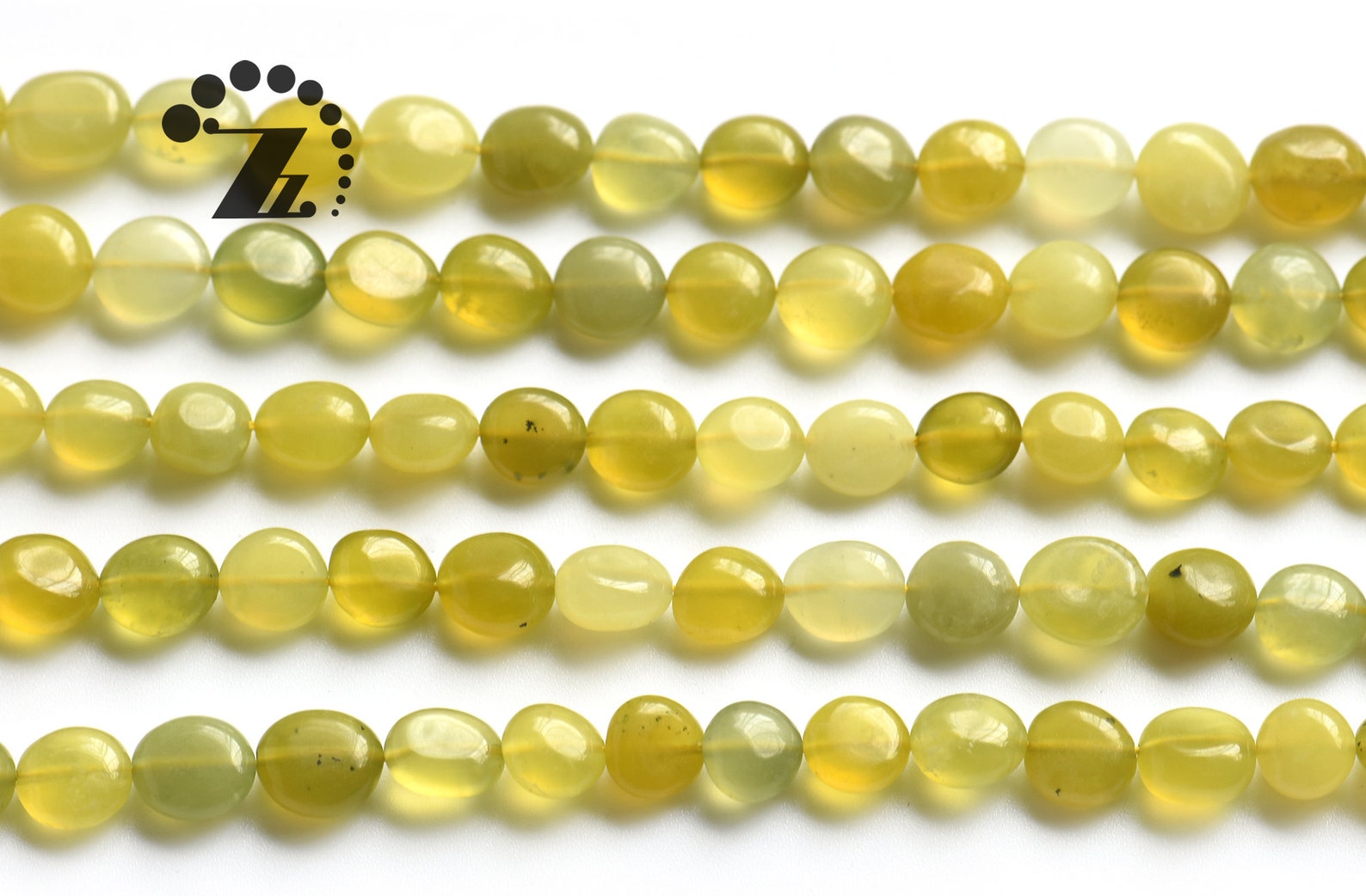 Korean Jade Pebble Chips Beadsnaturalgemstonediy - Etsy