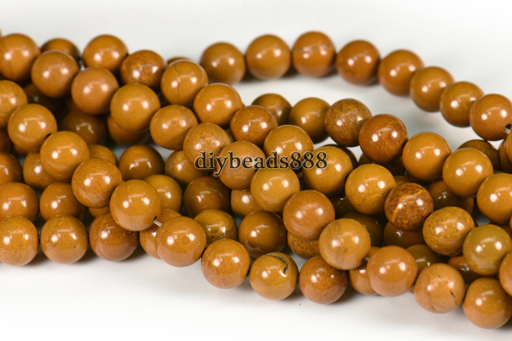 Brown Jasper15 Inch Full Strand Brown Jasper Smooth Round - Etsy