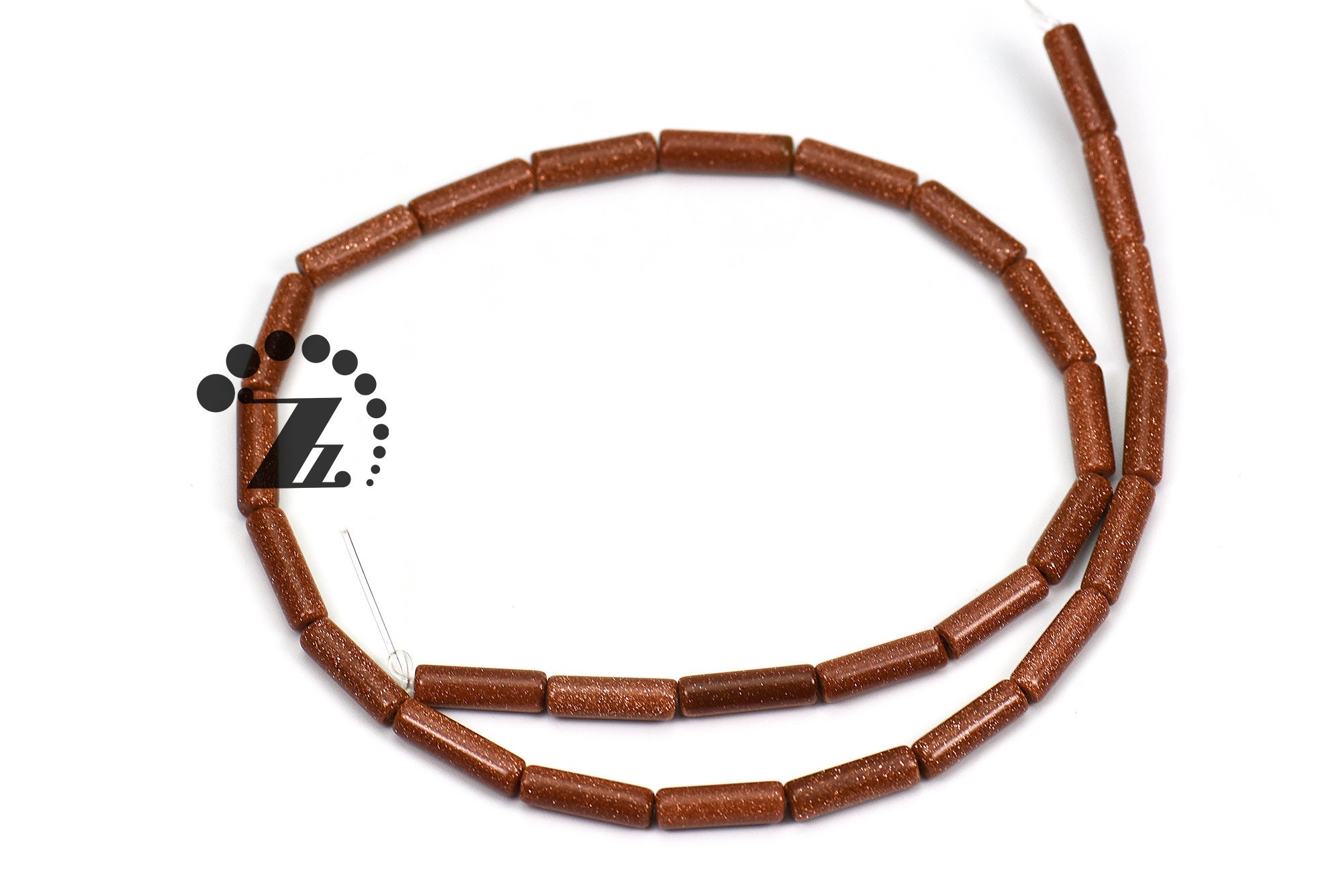 Goldstone15 Full Strand Natural Goldstone Beadssmooth - Etsy