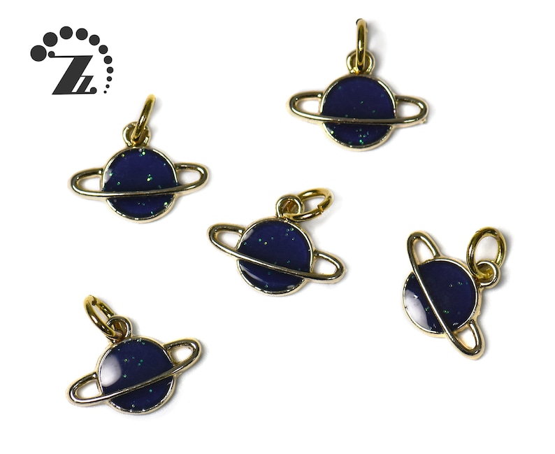 Alloy Charm Enamel Charm Universe Charm Space Astronomy - Etsy