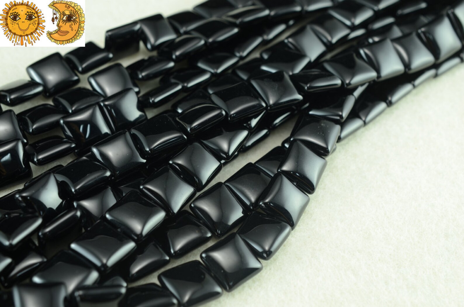 Black Onyx15 Inch Full Strand Natural Black Onyx Smooth - Etsy