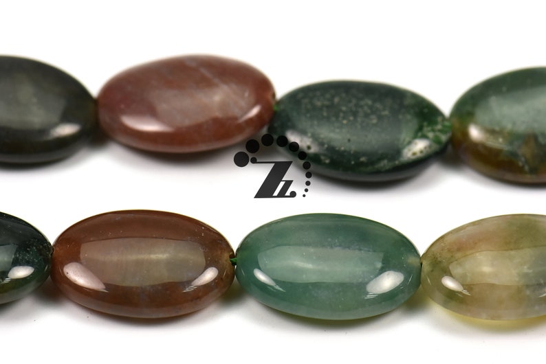 India Agate15 inch full strand natural India Agate smooth | Etsy