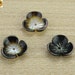 Black Shell10 Pcs of Natural Black Shell Carved Flower - Etsy