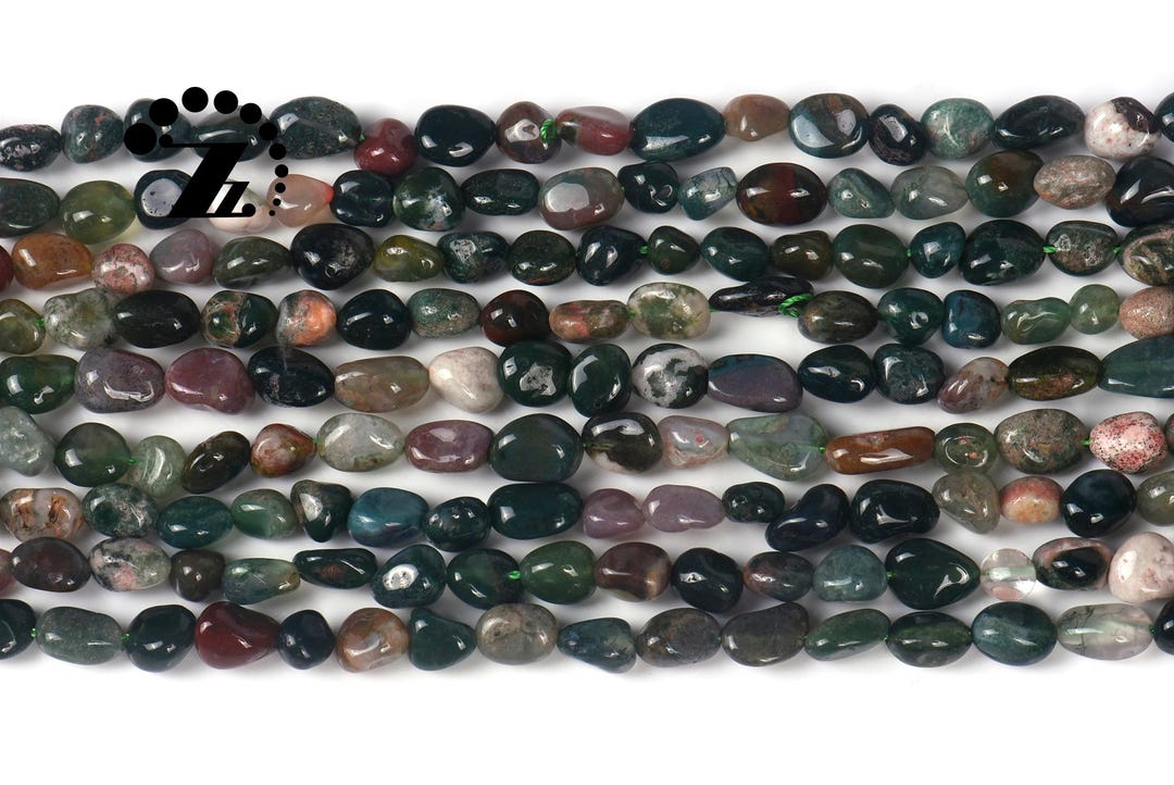 Indian Agate Pebble Chips Beads,genuine,natural,gemstone,diy Beads ...